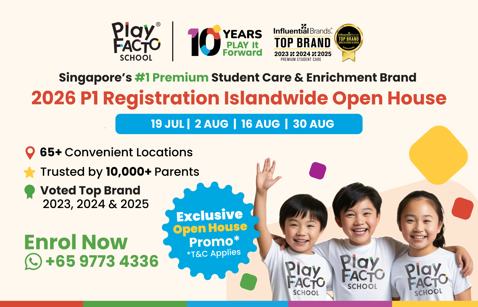 Student Care Singapore | Singapore | PlayFACTO School